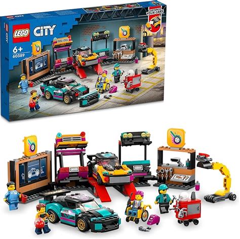 Lego City Custom Car Garage Toy Garage Building Set With 2