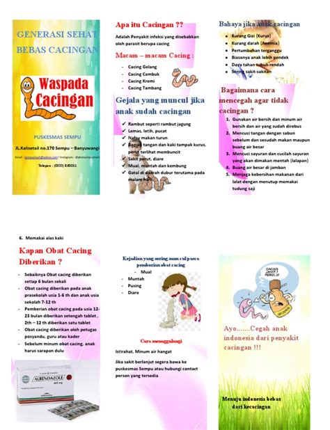 Leaflet Cacing Pdf