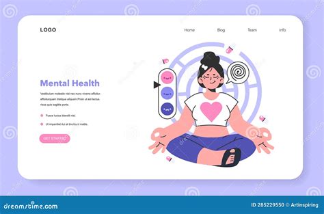 Mental Wellbeing During Pregnancy Brochure Template Cartoon Vector