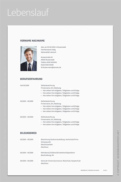Tabellarischer Lebenslauf Schlicht Bewerbung Libero 2020 Mit Bildern