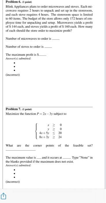 Solved Pls Can Someone Help Slove Problems 6 And 7 Pls