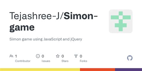 GitHub Tejashree J Simon Game Simon Game Using JavaScript And JQuery