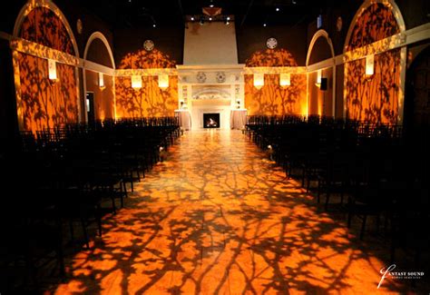 Trees Gobo Patterns Gobo Washes Down The Aisle And On The Flickr