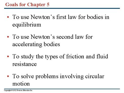 Chapter 5 Applying Newtons Laws Power Point Lectures