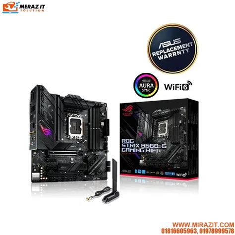 ASUS ROG STRIX B G Micro ATX GAMING WIFI Motherboard Price In Bangladesh Meraz IT Solution