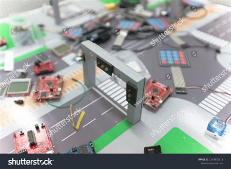 Electrical Engineering Classroom Measuring Devices Laboratory Stock