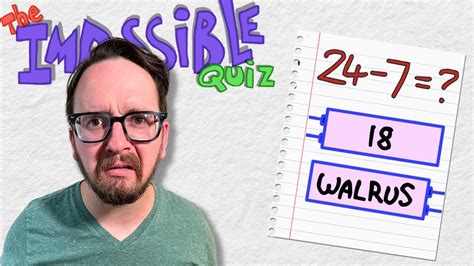 I Tried The Impossible Quiz Part 1