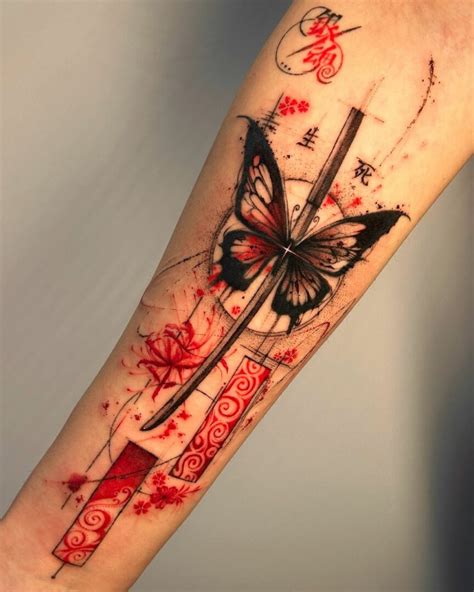 34 Remarkable Red Spider Lily Tattoos To Create A Web Of Beauty
