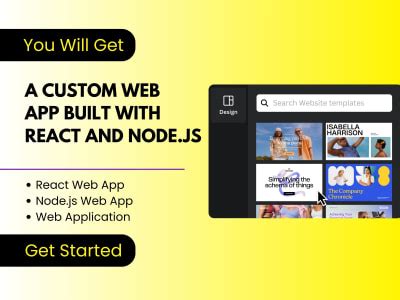 A Custom Web App Built with React and Node.js | Upwork