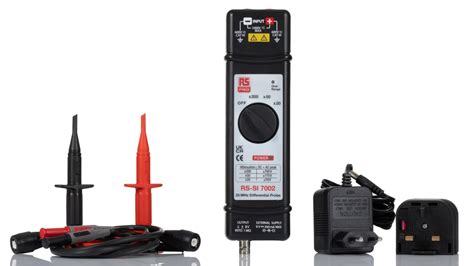 Rs Pro Oscilloscope Probe Active Differential Type 25mhz 1 20 1 50 1 200 Bnc Connector Rs