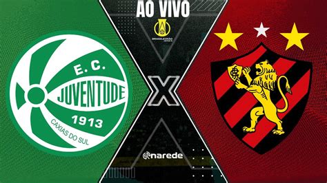 JUVENTUDE X SPORT AO VIVO SÉRIE B 2023 AO VIVO YouTube