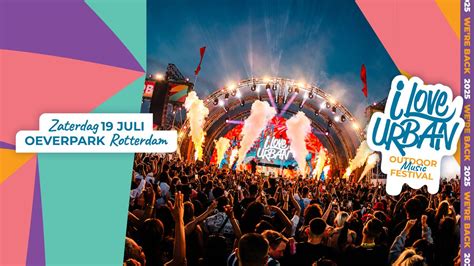 I Love Urban Outdoor Music Festival 2025 Kosboulevard Rotterdam
