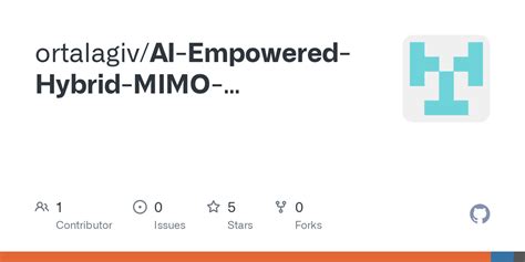 GitHub Ortalagiv AI Empowered Hybrid MIMO Beamforming