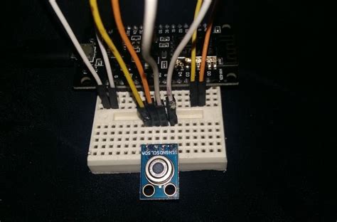 mlx90614 non contact infrared temperature sensor with esp8266