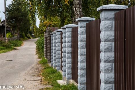 4ый Бастион - блоки для декоративных заборов.