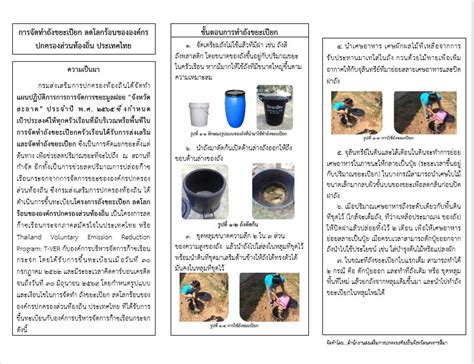 องค์การบริหารส่วนตำบลบึงอ้อ ประชาสัมพันธ์‼️ ขั้นตอนการจัดทำถังขยะ