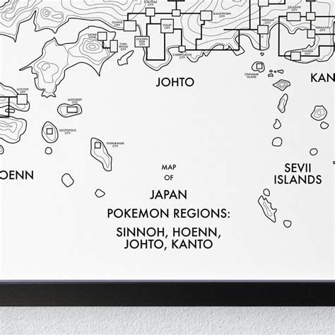 Pokemon Johto Map