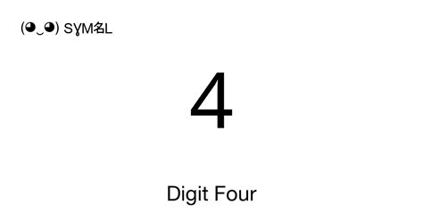 4 Digit Four Symbol Meaning Copy And Paste Unicode Character ‿ Symbl
