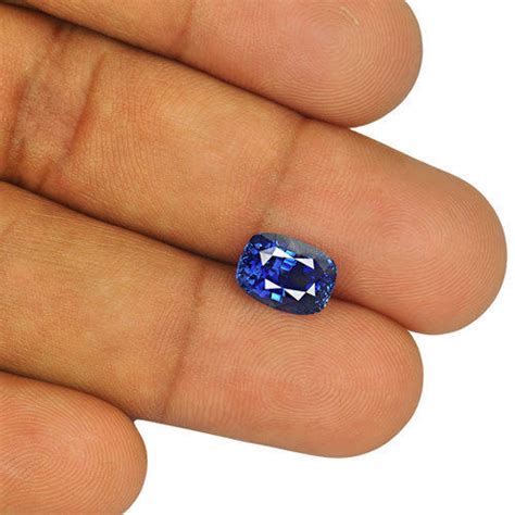 GIA Certified Kashmir Blue Sapphire 4 00 Carats Fiery Vivid Royal Blue