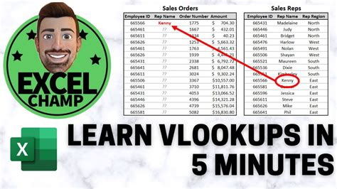 learn vlookup in 5 minutes microsoft excel tutorial youtube