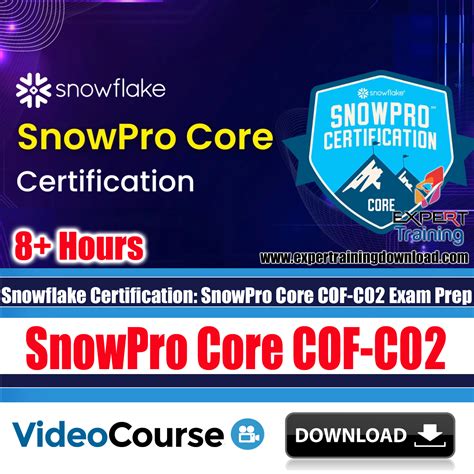 Snowflake Certification Snowpro Core Cof C02 Exam Prep Expert Training