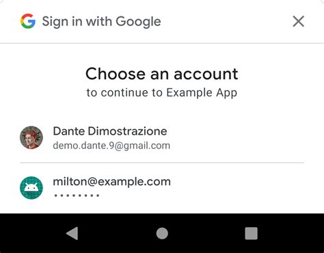 sign users in with their saved credentials identity android developers