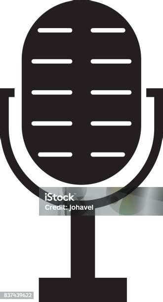 마이크 오디오 고립 된 아이콘 가수에 대한 스톡 벡터 아트 및 기타 이미지 가수 개념 공연 Istock