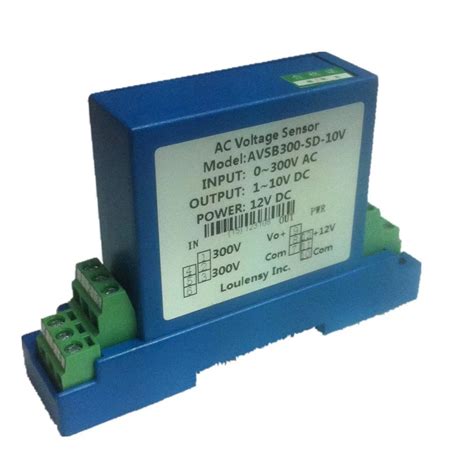 AC Voltage Sensor Transducer Transmitter Transformer Input 0 1000V AC