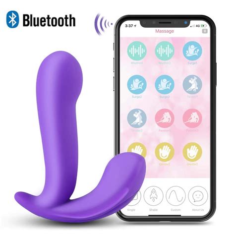 Wearable Bluetooth Vibrator With Dual Motors 6 Vibration Modes For Women Triple Stimuations