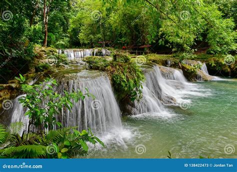 Cambugahay Falls A 3 Tiered Waterfall On Siquijor Island Philippines