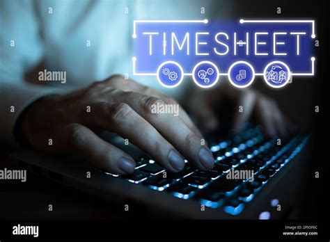 Inspiration Showing Sign Timesheet Business Overview Graphical Representation Of Period Time On