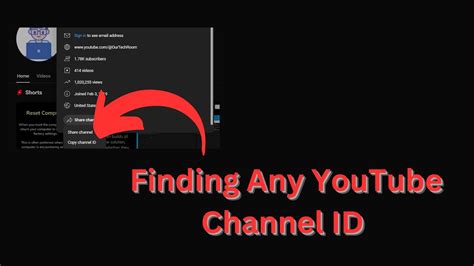 How To Find Any YouTube Channel ID Easy Method YouTube