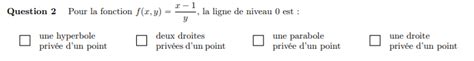 Ligne De Niveau Fonction Plusieurs Variables