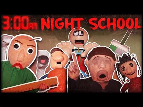 BALDI S BASICS NIGHT SCHOOL 3AM CHALLENGE YouTube