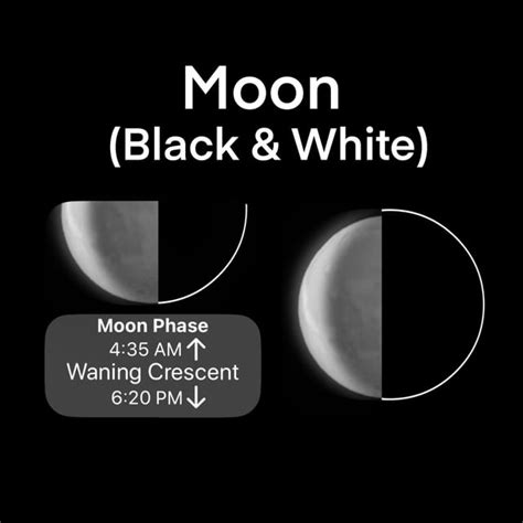 Moon Widget Bandw Rwidgy