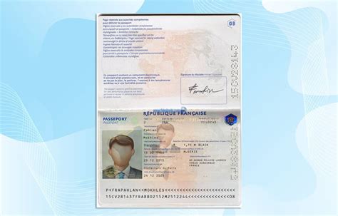 Usa Passport Template New Edition Psd Photoshop File