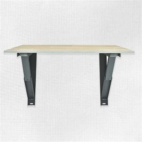 Heavy Duty Grey 12 Foldable Mild Steel Folding Brackets Voloshoppe