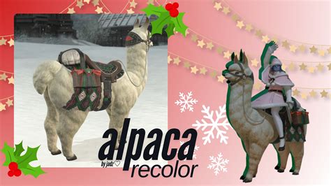 Alpaca Christmas Recolor XIV Mod Archive