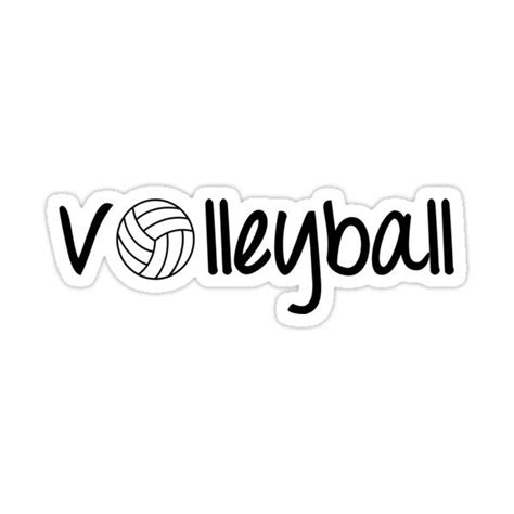 Volleyball Sticker Decorate With Style