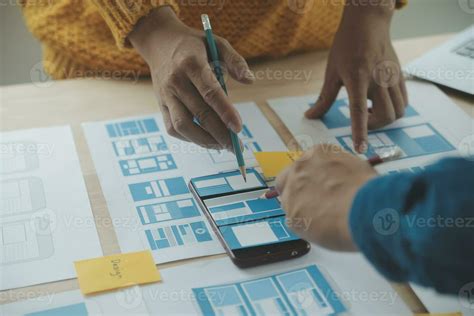 Website Designer Creative Planning Application Development Draft Sketch Drawing Template Layout