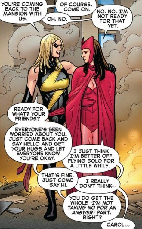 Miss Marvelcarol Danvers With Scarlet Witch In Avsx 0 Captain Marvel