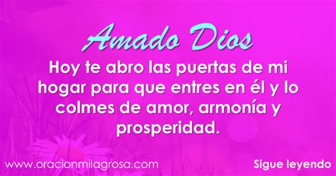 Oración Milagrosa Oración Para Bendecir El Hogar