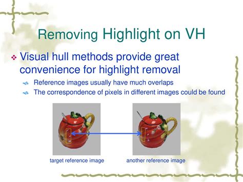 removing highlight spots in visual hull rendering ppt download