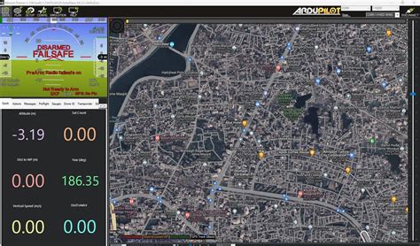 Here GPS Is Showing GPS No Fix In Mission Planner And LED Status Is Radio Failsafe Activate