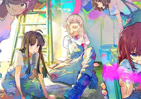 Iseri Nina Kawaragi Momoka Awa Subaru Ebizuka Tomo And Rupa Girls