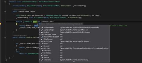 C Seems No Controllers Recognized By My Controller Factory Stack