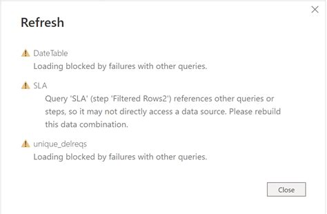 Power Query Help Please Refresh Error Please Microsoft Fabric
