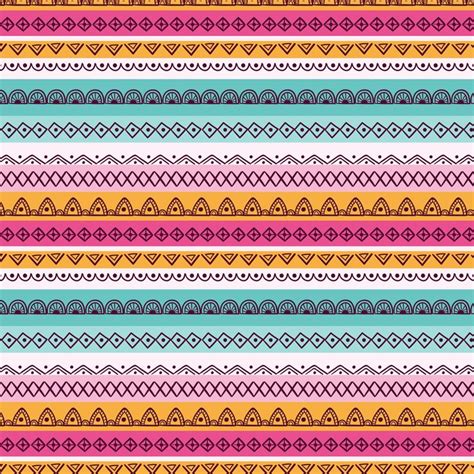 손으로 그린 Boho 패턴 디자인 무료 벡터