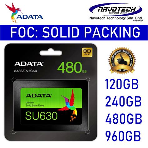 ADATA SSD SU630 SU650 120GB 240GB 480GB 960GB A400 AS340 AS350 CS900 Shopee Malaysia