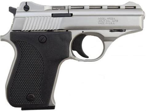 Phoenix HP22 .22 LR Nickel Black Grip | HP22ANB - Buds Gun Shop